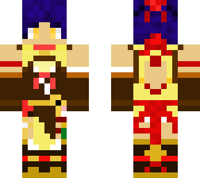 Xiangling from Genshin Impact | Minecraft Skin
