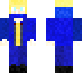 Blue boy gamer | Minecraft Skin