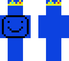 blue dream with technoblade crown | Minecraft Skin