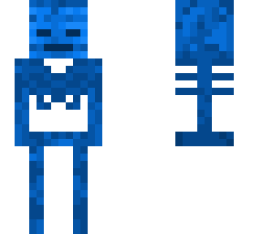 blue skeleton | Minecraft Skin