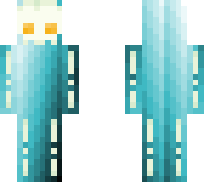 Blue Skeleton Mask | Minecraft Skin