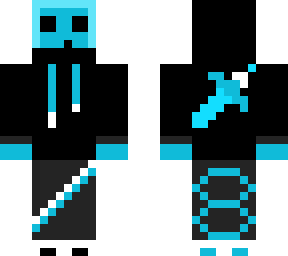 Cyan Ninja Slime | Minecraft Skin