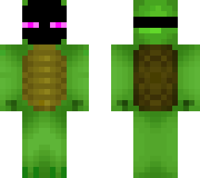Enderman Mask Turtle | Minecraft Skin