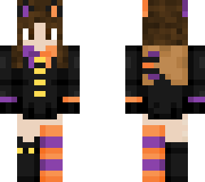 Halloween Kitty Kat | Minecraft Skin
