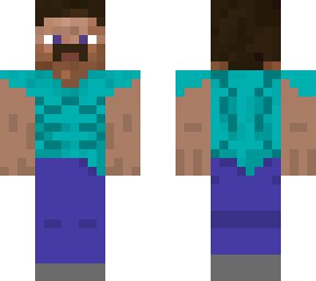 Jacked Redneck Steve | Minecraft Skin