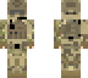 Modern Solider (Tactical Goggles) | Minecraft Skin