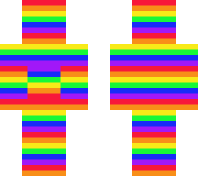 a rainbow | Minecraft Skins