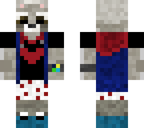 Rebel Racoon | Minecraft Skin