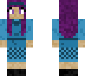 School Girl 2 (with eyelashes) | Minecraft Skin