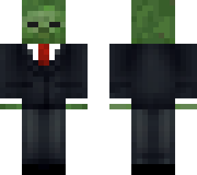 zombie on suit | Minecraft Skins