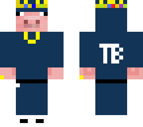 Technoblades drip made with respect to the legend | Minecraft Skin