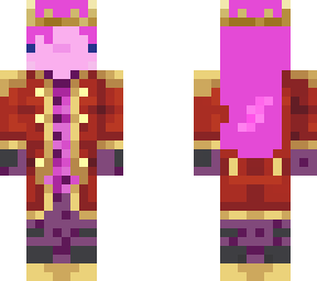 queen axolotl | Minecraft Skins