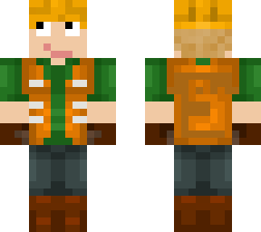 construction worker mini moes | Minecraft Skin