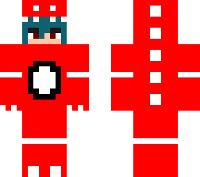 Dinotraje Rojo | Minecraft Skin