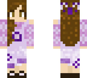 Fille Violette | Minecraft Skin