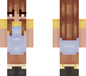 girl with overalls and docs | Minecraft Skin