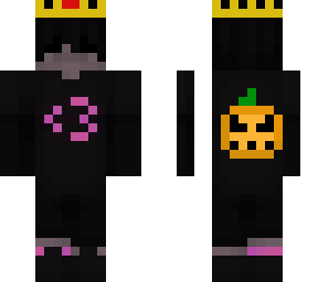 Halloween Emo Prince | Minecraft Skin
