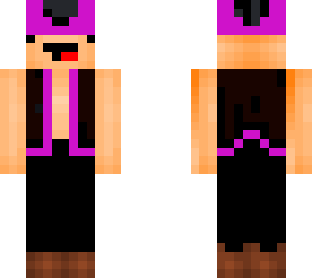 purple and black toad | Minecraft Skin
