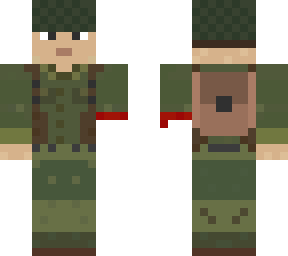 Severely Wounded soldier | Minecraft Skin