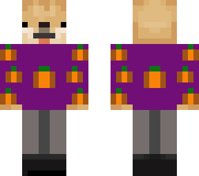 spooky scary doggo | Minecraft Skin