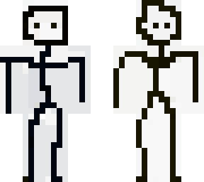 stick man entity | Minecraft Skin