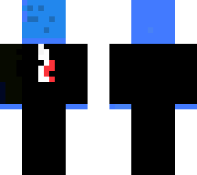 the blue man | Minecraft Skin