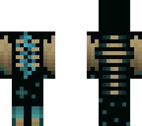 Warden Hoodie Base | Minecraft Skin