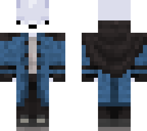 Artic fox with jacket | Minecraft Skin