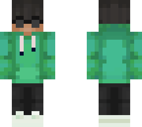 Edited teal intel edits | Minecraft Skin