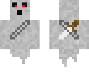 Ghostly halloween skin | Minecraft Skin