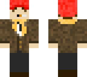holden caulfield 3 (fixed neck) | Minecraft Skin