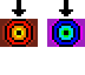 Neon Bullseye | Minecraft Skin