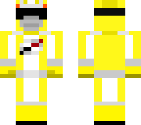 yellow power ranger | Minecraft Skins