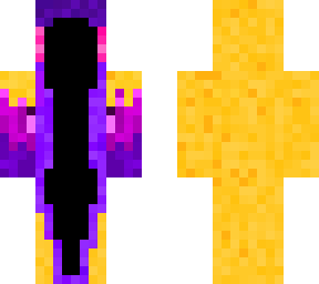 Purple Cloaked Figure (GOLD EDITTION) V3 | Minecraft Skin