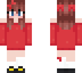 red girl | Minecraft Skin