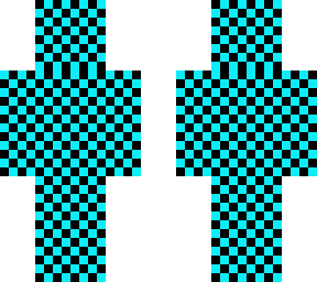 Checker teal | Minecraft Skin
