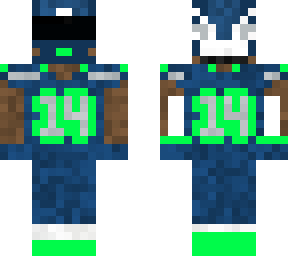 D.K Metcalf, Seattle Seahawks | Minecraft Skin
