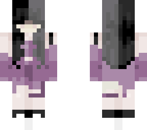 emo split dye hair | Minecraft Skin