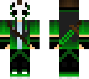 Green Anbu Boy | Minecraft Skin