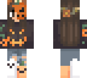 Halloween Pumpkin Mask | Minecraft Skin