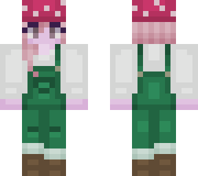 Mushroom girl (Steve arm version) | Minecraft Skin