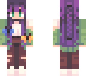purple braid | Minecraft Skin