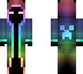 rainbow creeper | Minecraft Skins