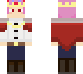 Technoblade Cape and Crown | Minecraft Skin