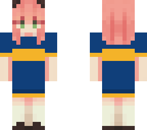 Anya Forger Boca Juniors | Minecraft Skin