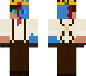 Bludy Revealed under layer | Minecraft Skin