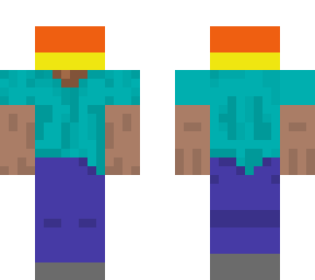 Candy Corn Head | Minecraft Skin