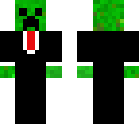 creeper in a suit | Minecraft Skins
