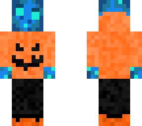 Halloween Glow Squid | Minecraft Skin