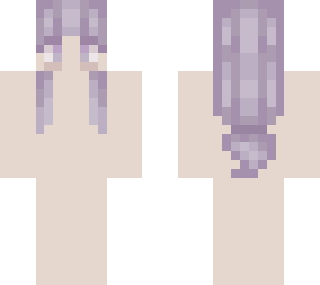loose purple ponytail base | Minecraft Skin